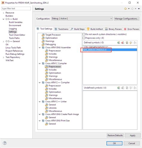Semihosting Again With Nxp Kinetis Sdk V20 Mcu On Eclipse