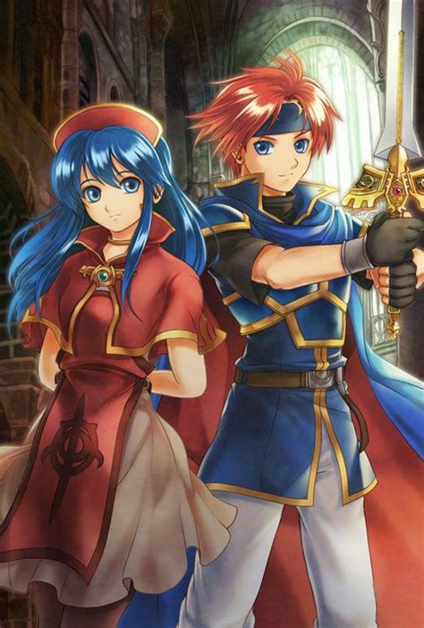 Fire Emblem Lilina And Roy Roy Fire Emblem Fire Emblem Games Fire Emblem Binding Blade