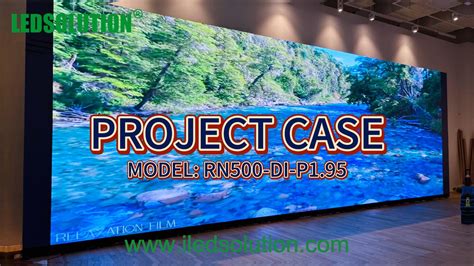 Ledsolution High End Rental Led Display Project Rn500 Di P1 95 With Gob