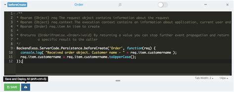 Basic Quick Start Developing Backendless Server Code With Nodejs