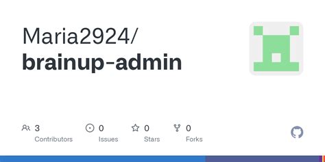 Github Maria2924brainup Admin
