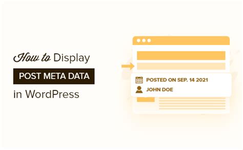 How To Display Blog Post Meta Data In Wordpress Themes