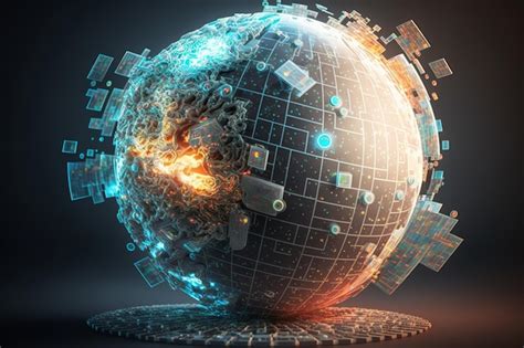 premium ai image multiple exposures of the concepts of artificial