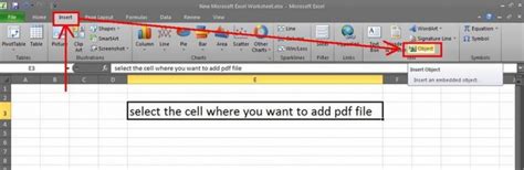 How Can I Link PDF File Within MS Excel Techyv Com
