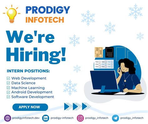 Prodigy Infotech On Linkedin Prodigyinfotech Opportunity Experience Internship 143 Comments