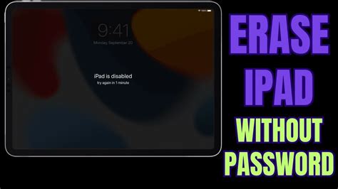 How To Erase An Ipad Without Entering The Password Erase Your Ipads