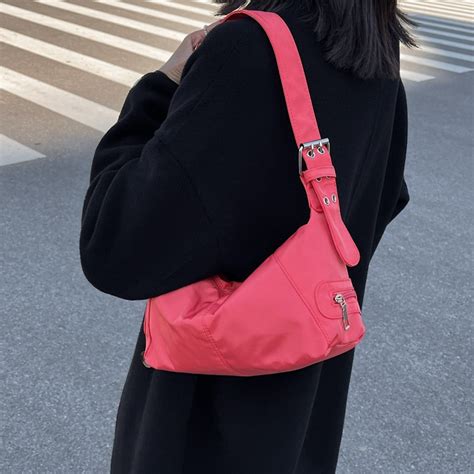 여성용 나일론 겨드랑이 가방 빈티지 중세 고대 프랑스 스틱 가방 휴대용 숙녀 원 숄더백 신제품 Aliexpress