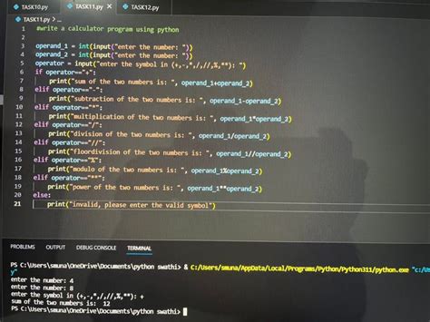 swathihemalatha munasa on linkedin python programming day 4 task 11