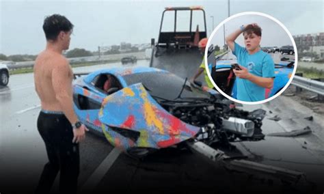 Youtuber Crashes Mclaren 570s During Livestream In A Reckless Stunt