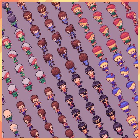 Pretty Little Pixel Characters Pack 1 By Ecko Ongaku
