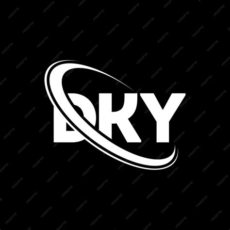 Premium Vector Dky Logo Dky Letter Dky Letter Logo Design Initials Dky Logo Linked With Circle