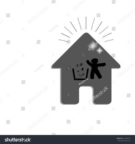 Drawing Man Throwing Garbage Bin On Stock Illustration 612024074 Shutterstock