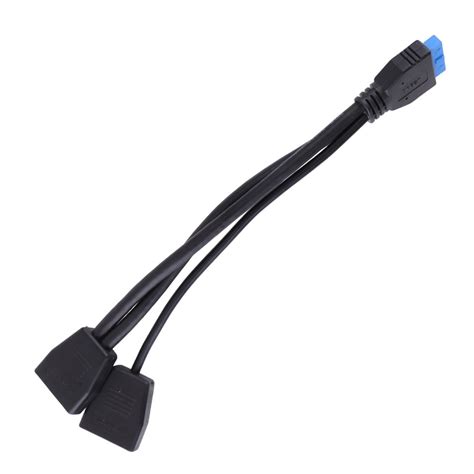High Speed Dualport Usb 30 Header Adapter Usb30 19 Pin Header One To