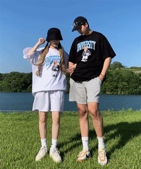 최저가남녀공용 커플룩 데일리 꾸안꾸 테디베어 곰돌이 오버핏 박스 반팔티셔츠 에이블리