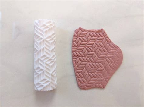 Polymer Clay Roller Braid Pattern 22 X 70 Mm Etsy