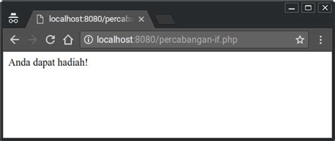 Percabangan Pada Php
