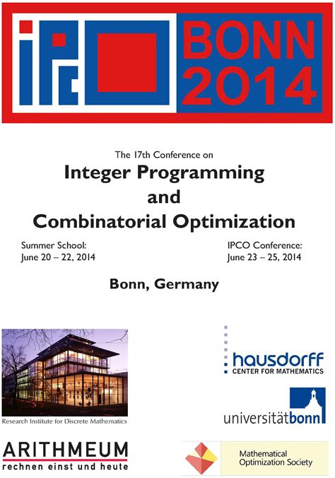 Ipco 2014 The 17th Conference On Integer Programming And