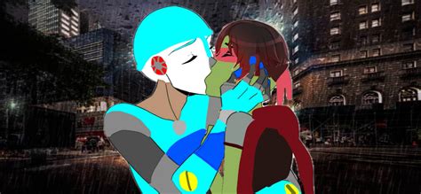 Kissing On The Rain By Roartbot2023 On Deviantart