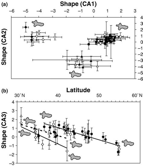 Inter And Intraspecific Patterns Of Variations In Three Species Of