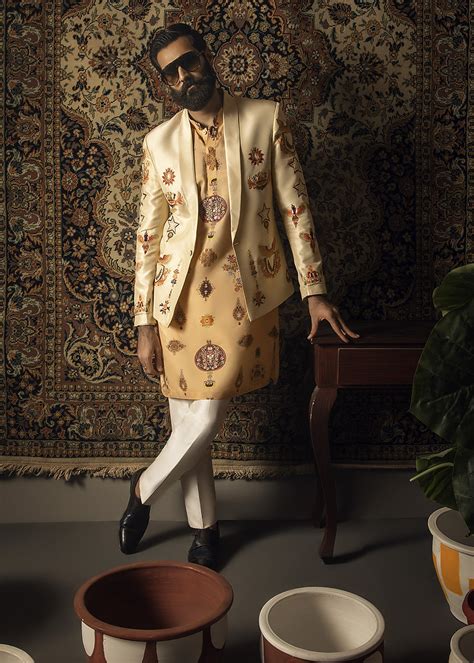 Azura Silk Tuxedo Men Ali Xeeshan Empire