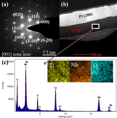 A Saed Pattern B Haadf Image And C Stem Edxs Mapping Of Download Scientific Diagram