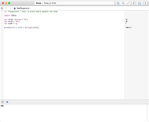 Swiftの文字列変数型と文字列型へのキャスト tetu式
