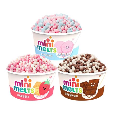 미니멜츠 구슬 아이스크림 3종 초코바닐라 20개 치즈딸기10개 솜사탕10개 믿고 사는 즐거움 Ssg Com