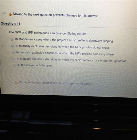 Solved The NPV And IRR Techniques Can Give Conflicting Chegg Com