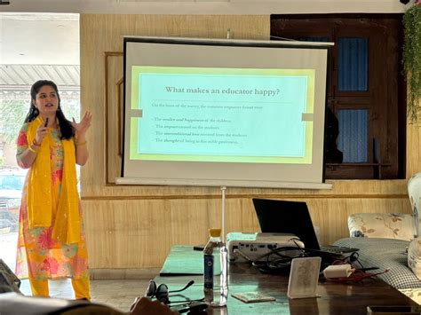 Amba Singh Jhabua On Linkedin A Workshop Aimed At Fostering Mental Health Of The Teachers Happier…