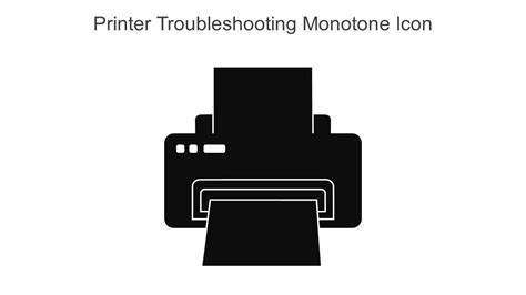printer troubleshooting monotone icon in powerpoint pptx png and