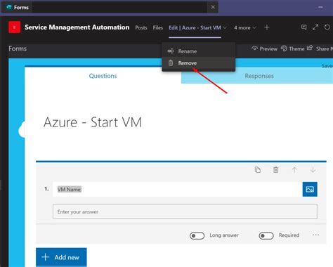 Start Azure Vm Using Ms Teams Forms Logic App And Azure Automation Sc Joe