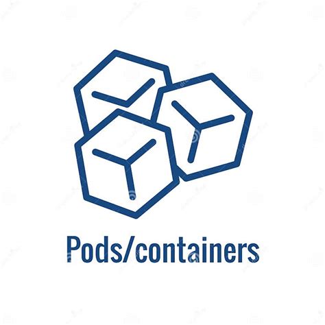 Kubernetes Development And Environment Icon Showing Aspect Stock