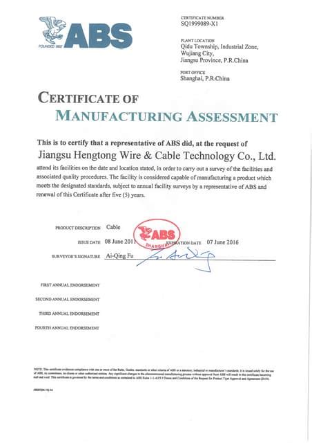Certification Abs Pdf