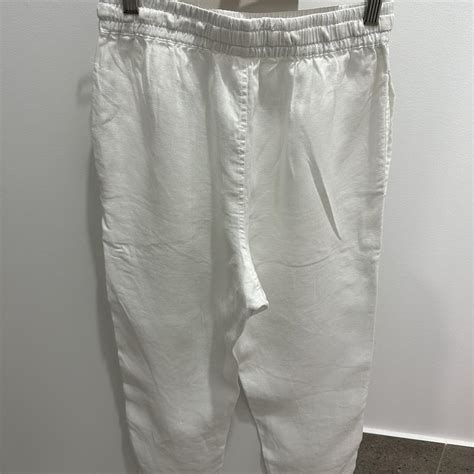 Assembly Label Linen Pants In A Size 6 In Depop