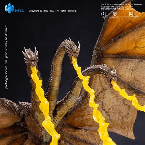 Hiya Toys Debuts King Ghidorah 2 0 Figure From King Of The Monsters