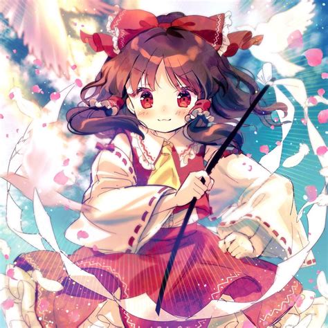 Hakurei Reimu Touhou Drawn By Amoshibu3 Danbooru