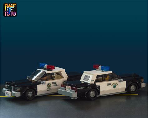 Lego Moc 1987 Chevrolet Caprice From Terminator 2 By Part Of Toto Rebrickable Build With Lego