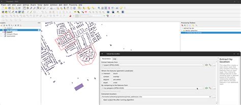 Qgis Creating Distribution Area To Export Addresses To Excel File