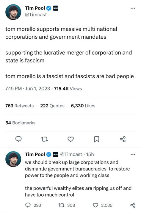 Timmy The Fool Trying To Look Pro Working Class Rvaushv