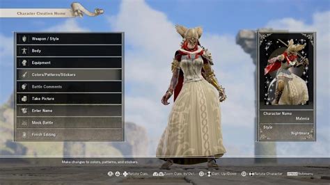 SoulcaliburⅥ Malenia Creation From Soulcalibur 6 Youtube