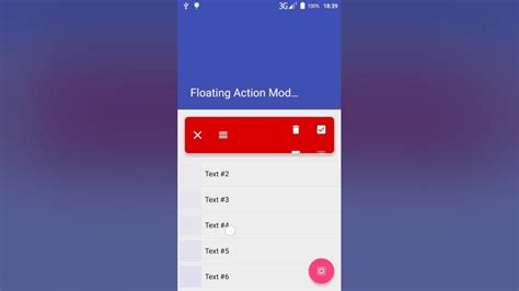 Floating Action Mode Dragging Youtube