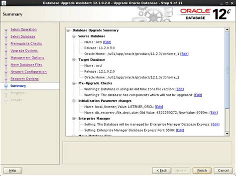 Upgrading An Oracle Database