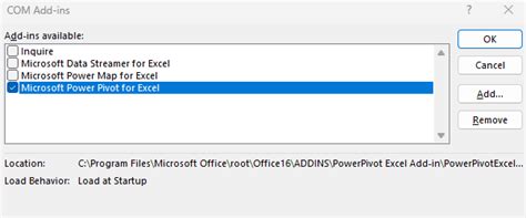 How To Enable Power Pivot In Microsoft Excel