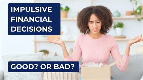 Impulsive Financial Decisions Bookkeeping Tutor