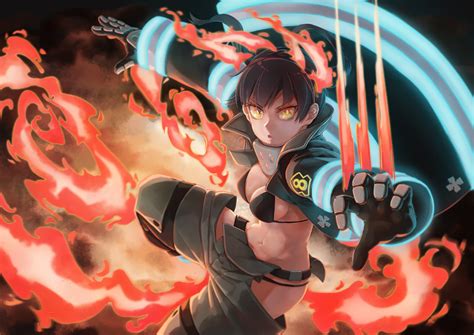 Kyoko Kirisaki Black Cat Vs Tamaki Kotatsu Fire Force Battles