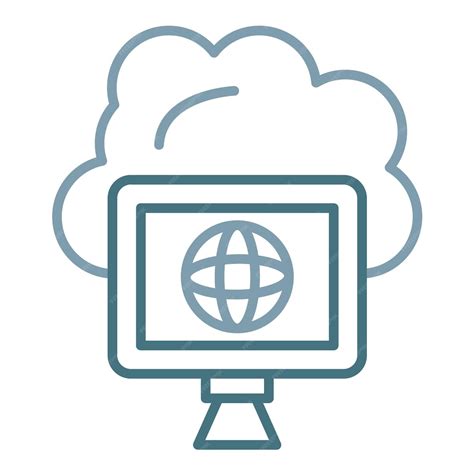 Premium Vector Cloud Computing Flat Illustration