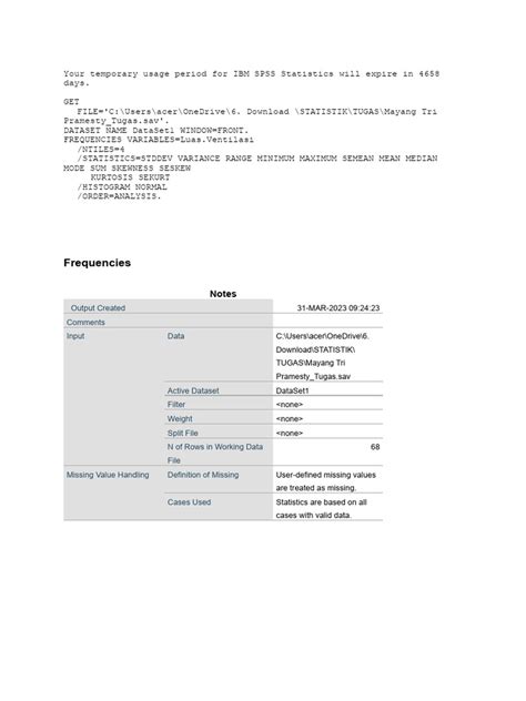 037 nadia emiliana tiodora output spss bu susi pdf skewness
