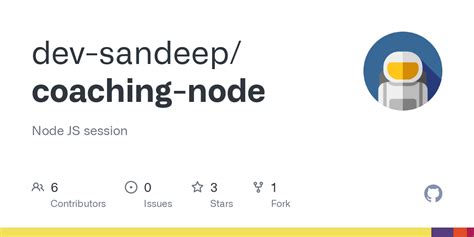 github dev sandeep coaching node node js session