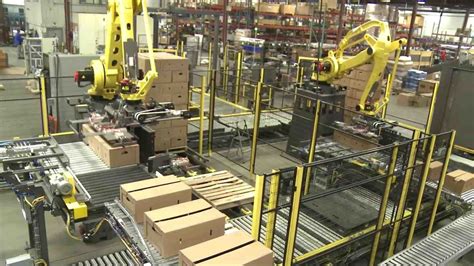 Robotic Palletizing Cases Palletizing And Depalletizing Equipment Brenton