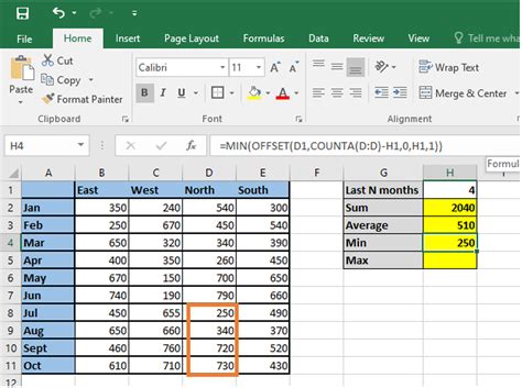 excel offset function a perfect set off to the lookups skillfine